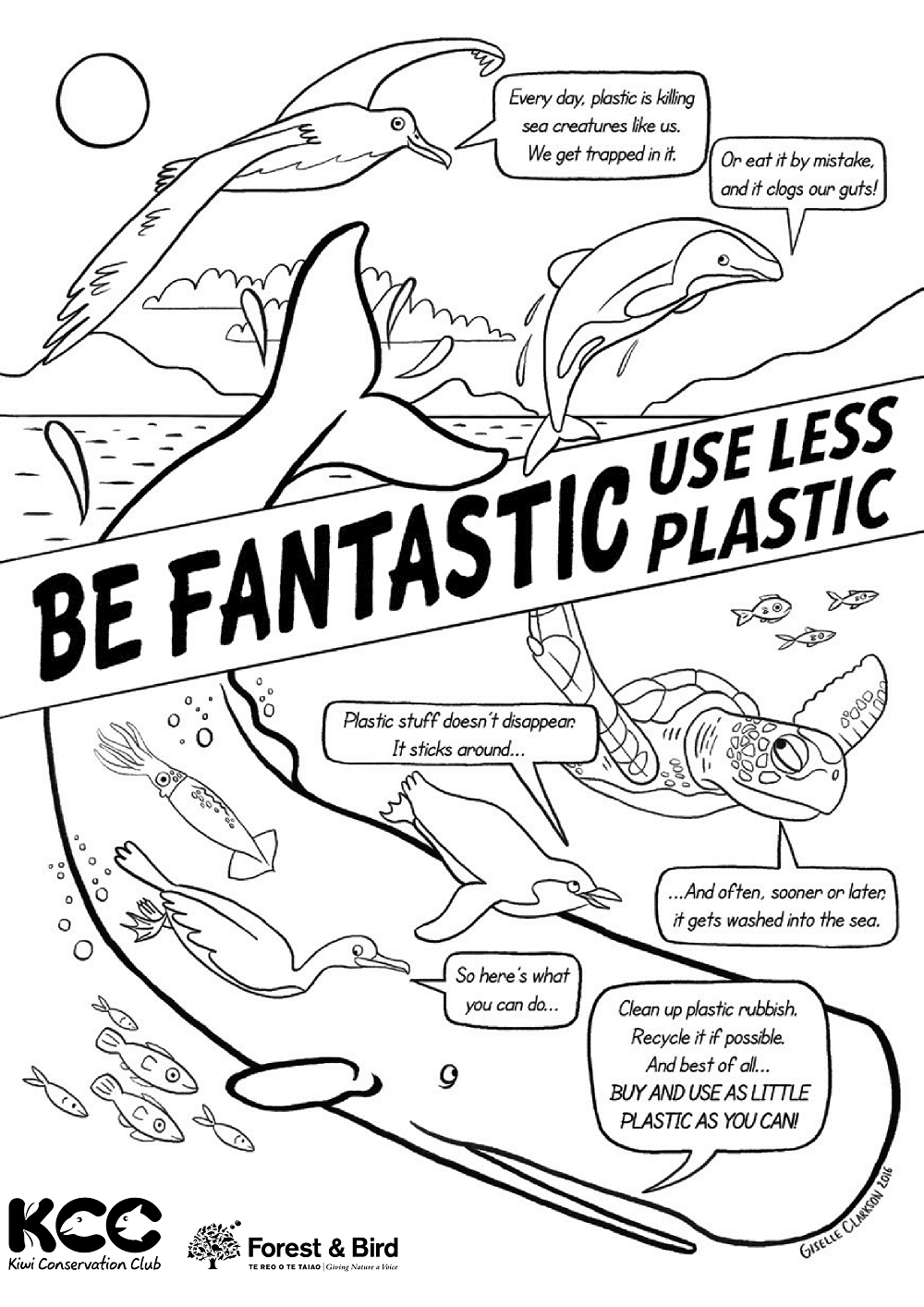 Be Fantastic – Use Less Plastic! – Kiwi Conservation Club