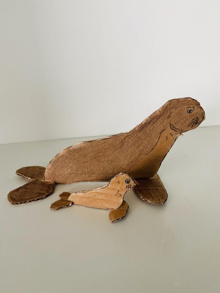 Cardboard Native Animals! – Kiwi Conservation Club