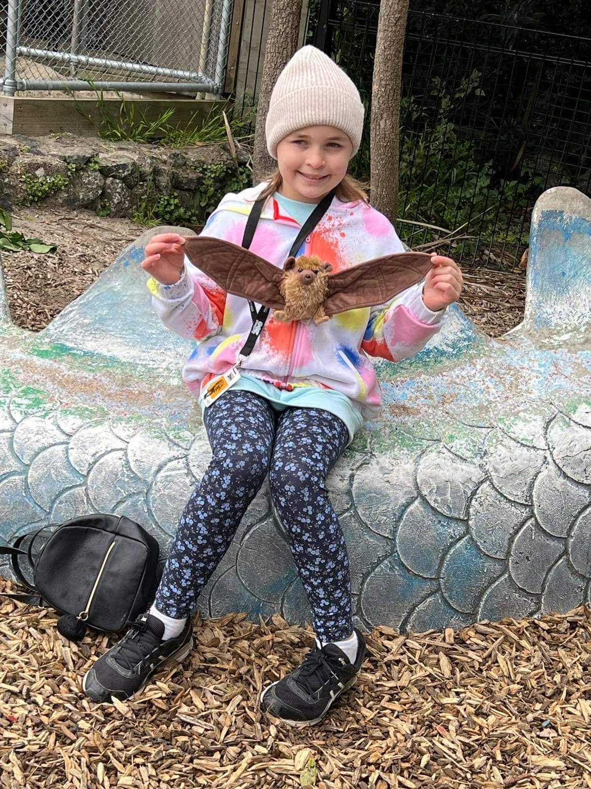 Polly Pekapeka visits Hailey – Kiwi Conservation Club