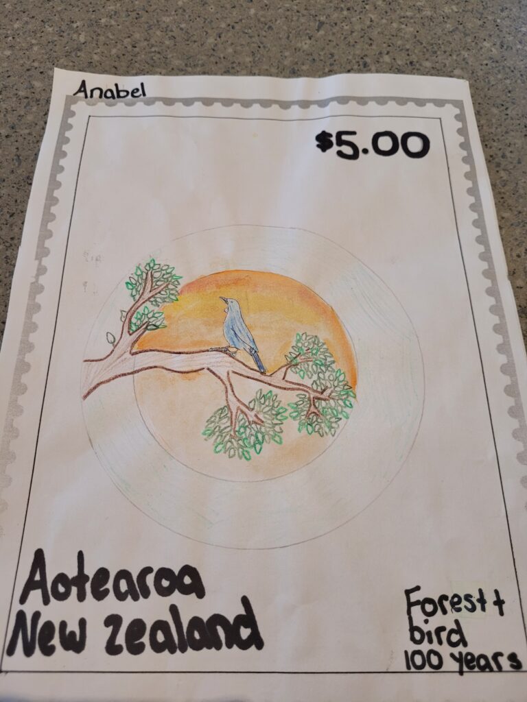 Design a sensational nature stamp! – Kiwi Conservation Club