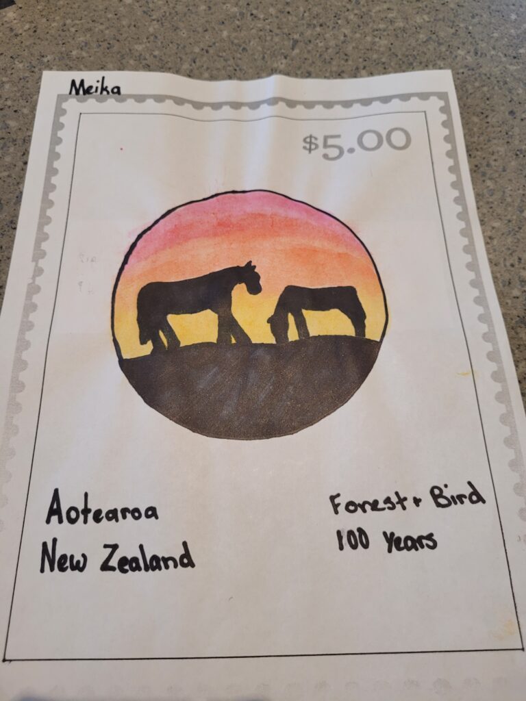 Design a sensational nature stamp! – Kiwi Conservation Club